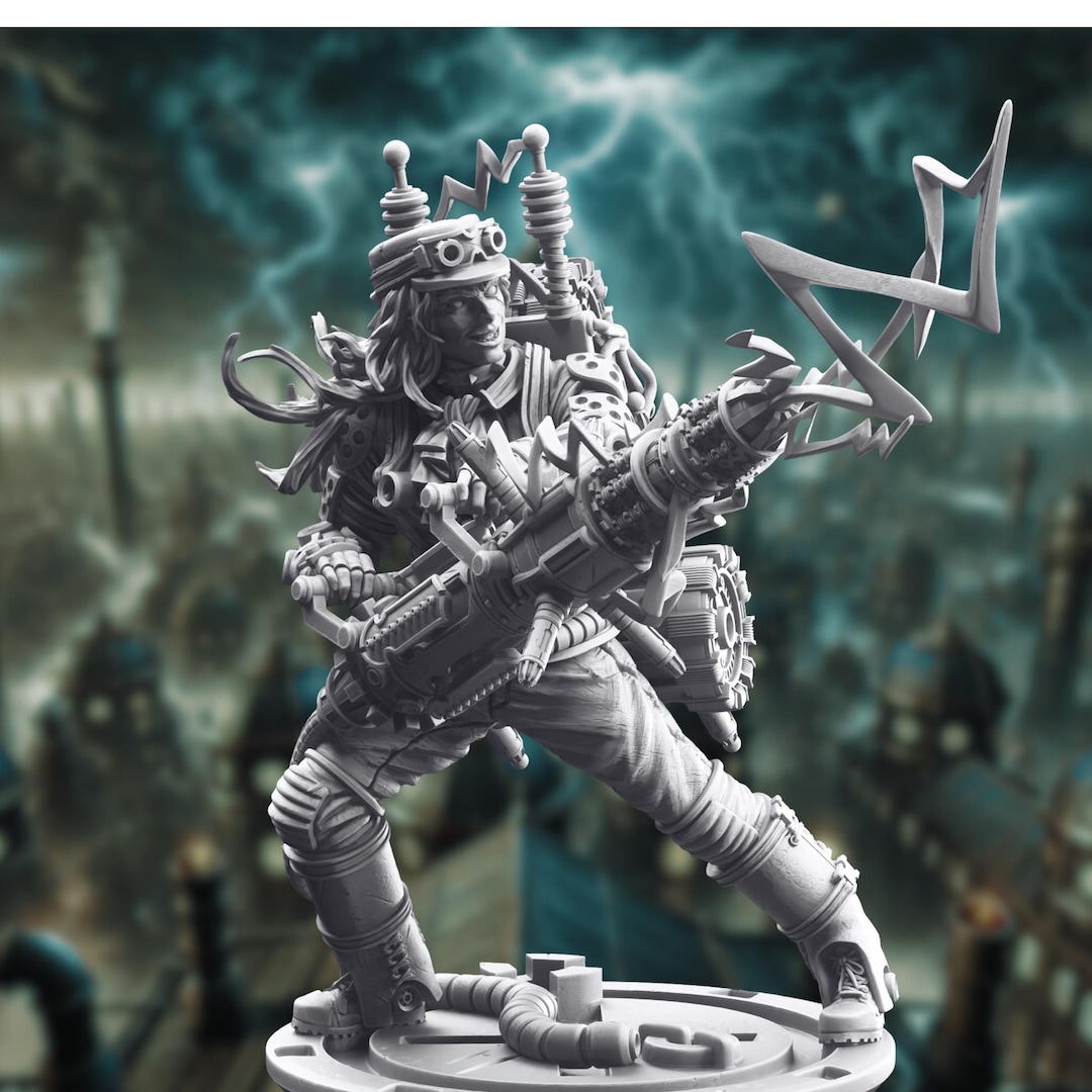 Mad Scientist Dnd Mini | Steampunk Artificer Dungeons and Dragons ...