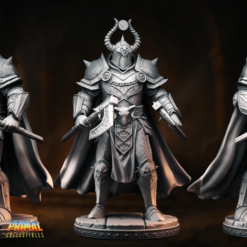 Twilight Paladin Mini | Arcane Oathbreaker Knight Miniature With ...