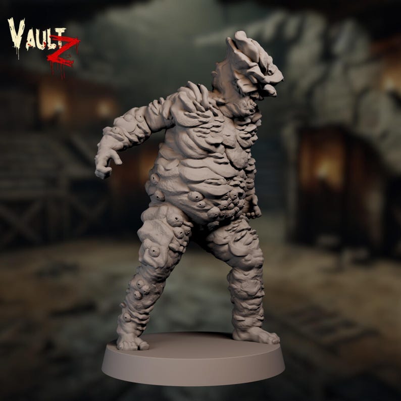 Fungus Zombie Mini | Bloated Fungal Monster Miniature | Vaultz Plague ...