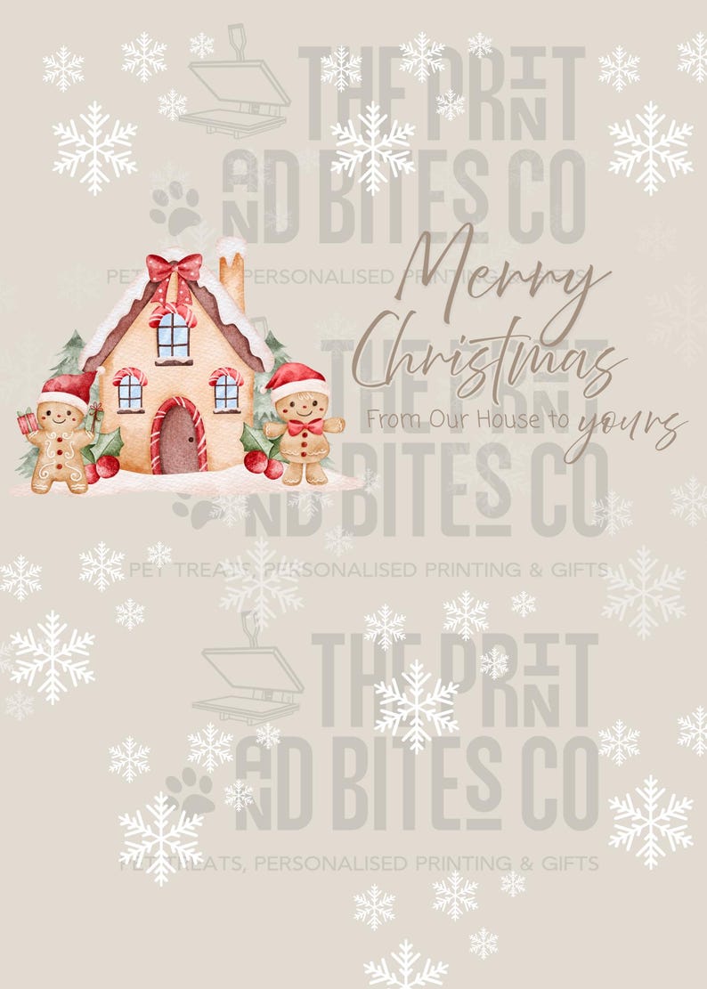 Gingerbread House Christmas-chocolate Bar Wrapper | Festive Chocolate ...