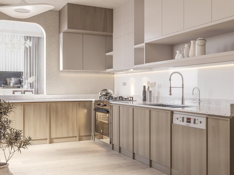 Kitchen 3D Render Service | Professional 3ds Max Kitchen Visualization ...