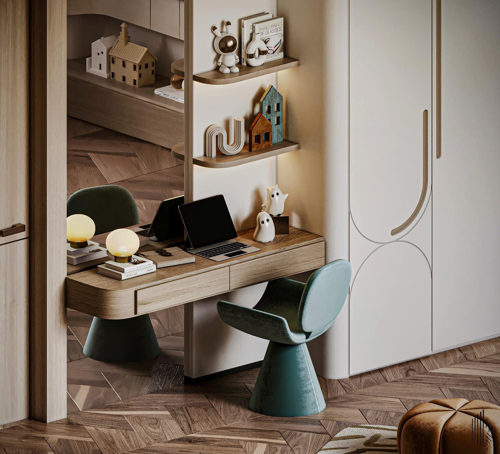 Custom Kids Bedroom Design 3D Render | Interior Design Service, Nursery ...