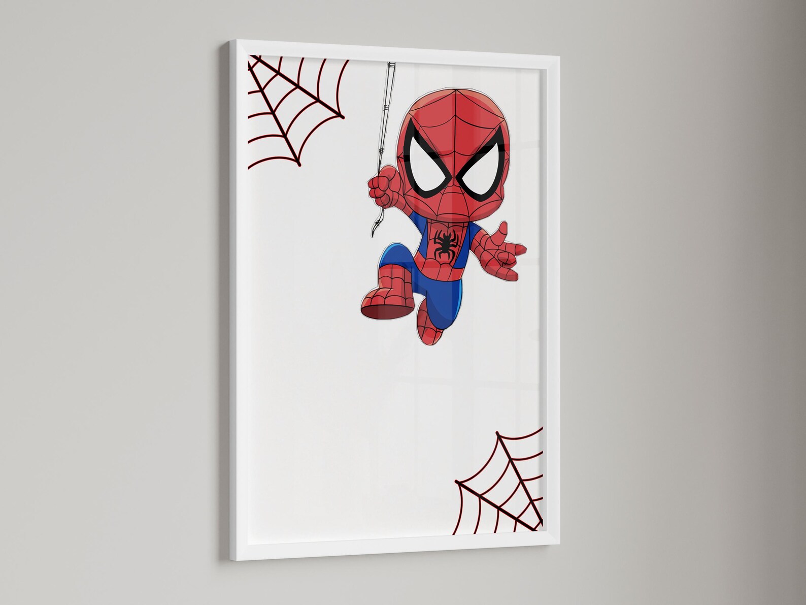 Spider-man Prints Set, Personalized Superhero Room Decor (digital ...