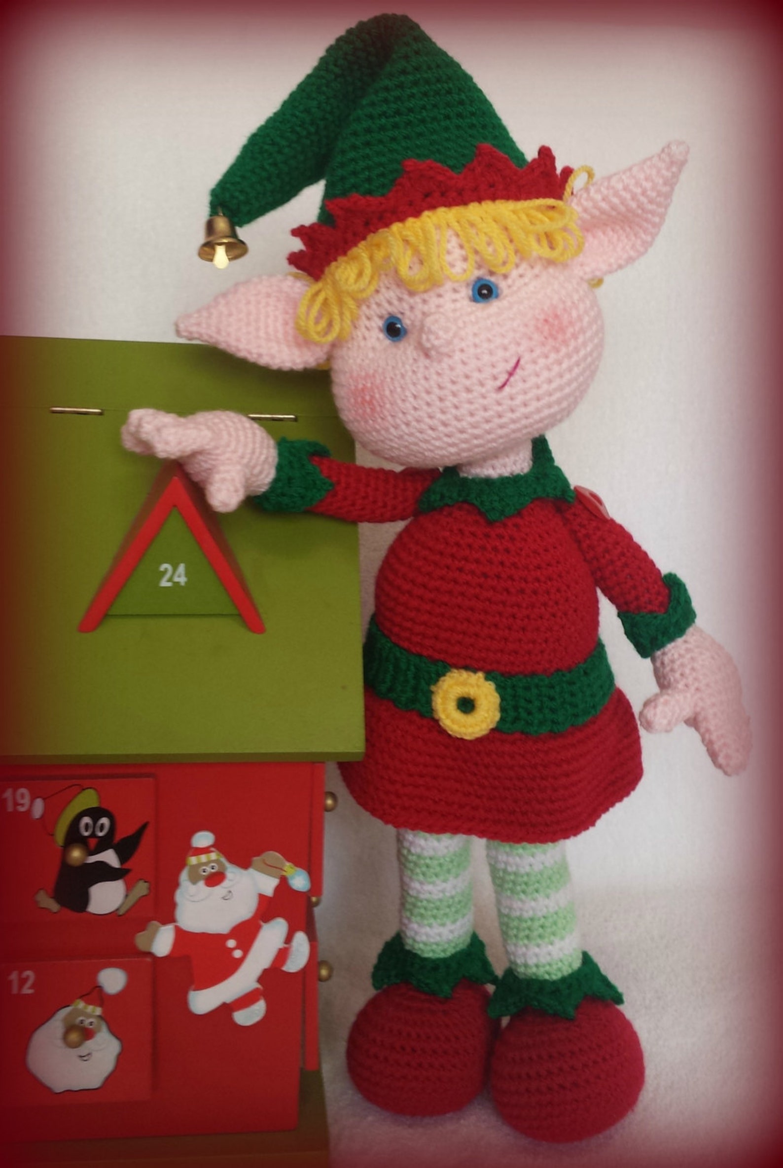 Amigurumi Eli the Elf - Christmas Crochet PATTERN ONLY - Etsy