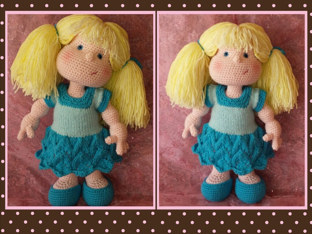 Matilda Doll - PATTERN for Crochet Wig and Knitted Clothes ONLY - Etsy