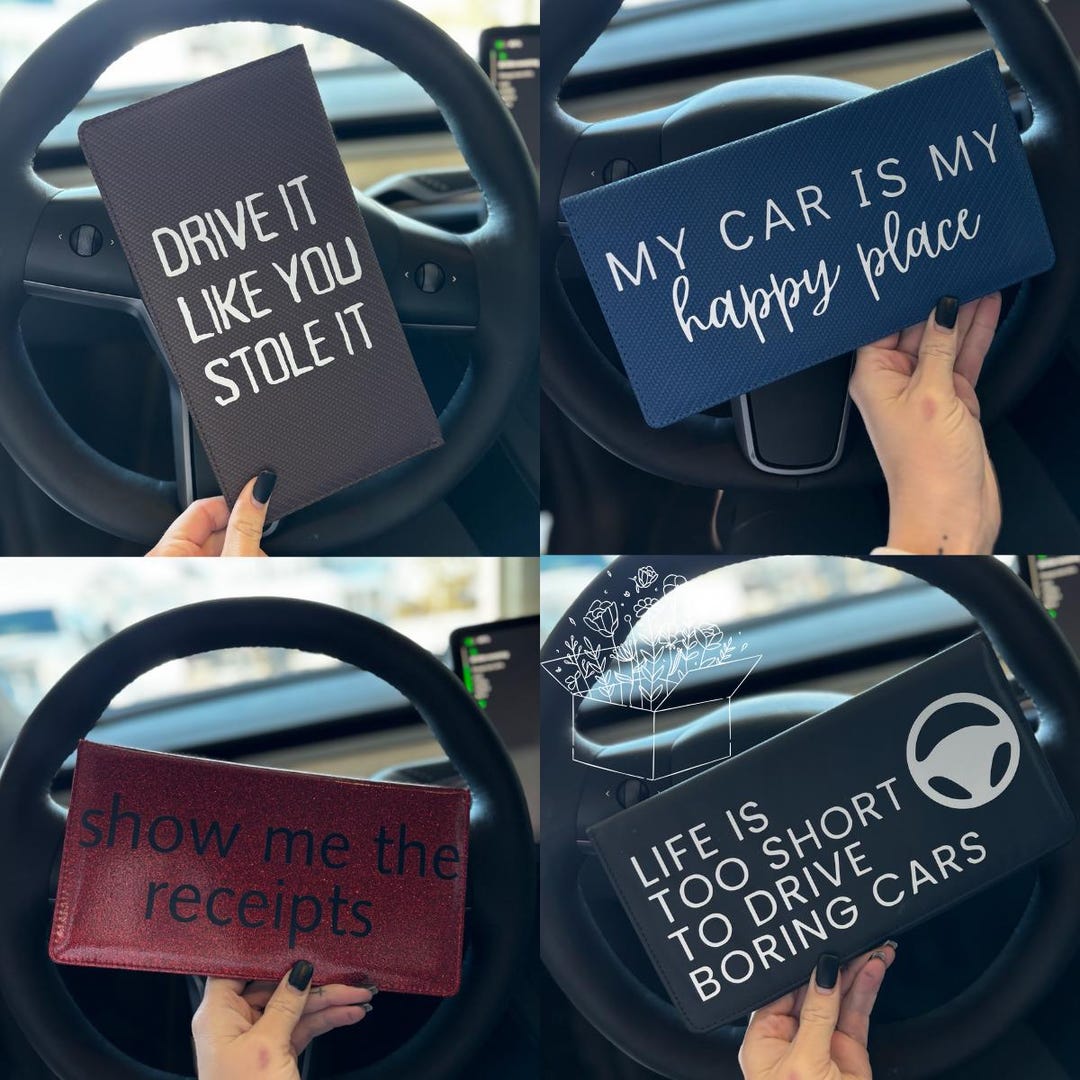 Personalized Car Document Books - Etsy