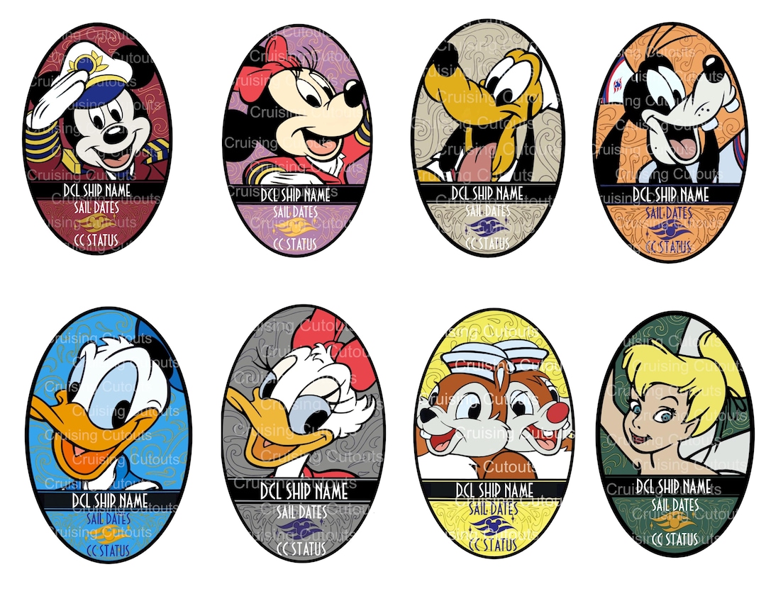 If You Love the Designs of the Disney Cruise Line Luggage Tags, You Can ...