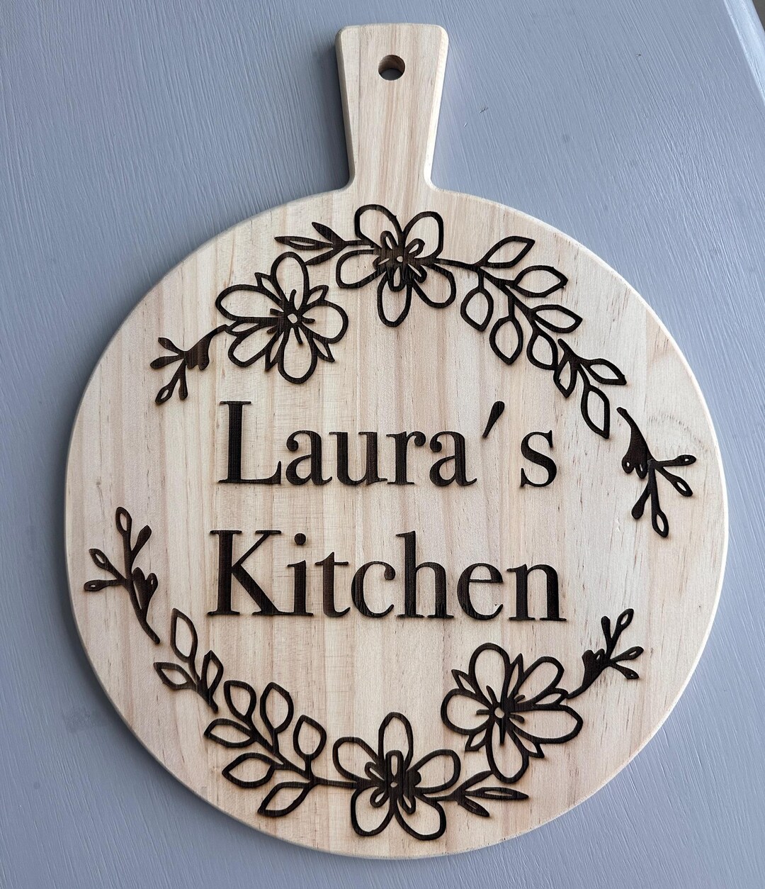 Engraved Kitchen Charcuterie & Cheese Board, Cutting Board, Kitchen ...