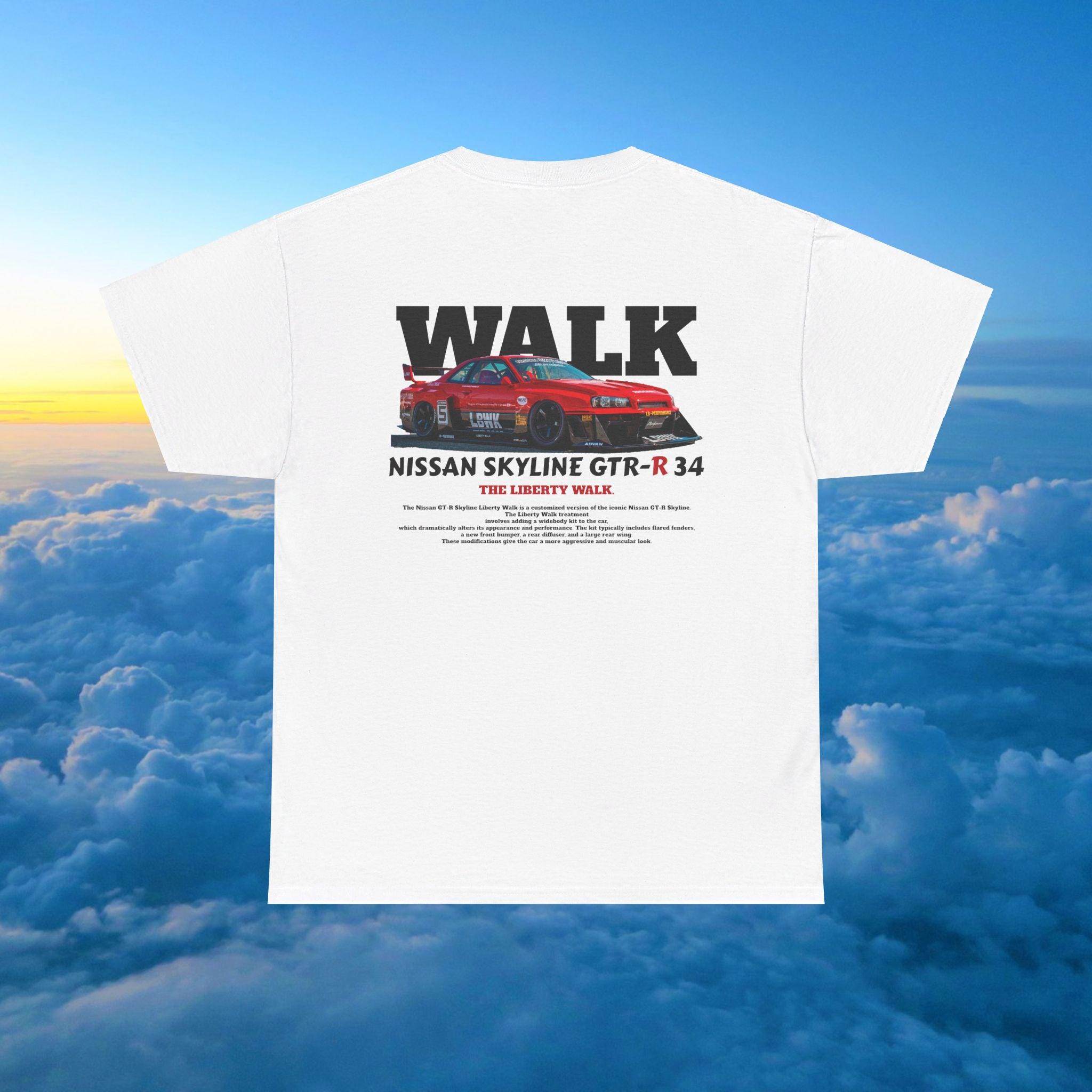 Nissan Gtr Skyline 34 Liberty Walk, Nissan Gtr 34, Nissan GTR Shirt ...
