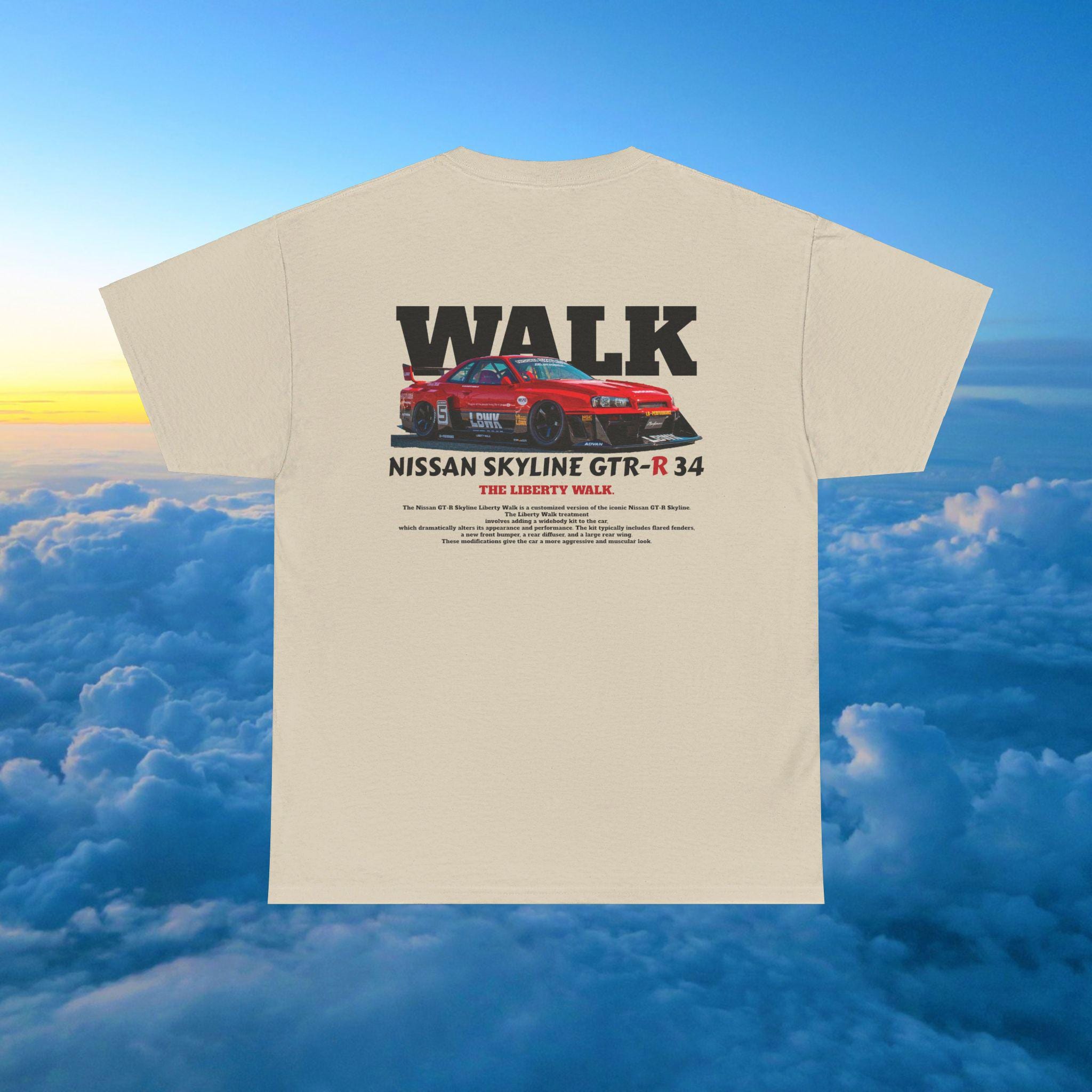 Nissan Gtr Skyline 34 Liberty Walk, Nissan Gtr 34, Nissan GTR Shirt ...