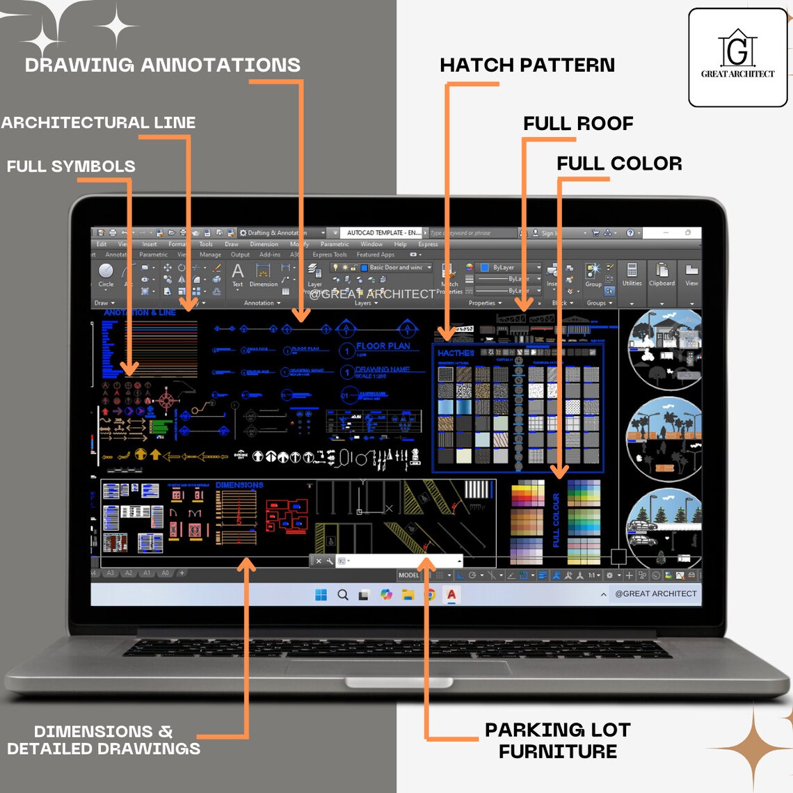 Autocad Template Package + Free Update - Etsy