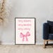 Very Demure, Very Mindful, Bow Wall Art, Printable Home Decor, Instant ...
