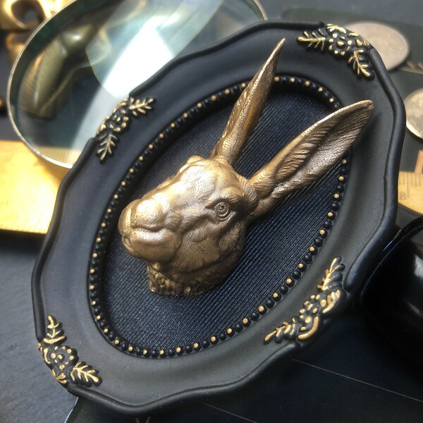 Rabbit Bust - Etsy