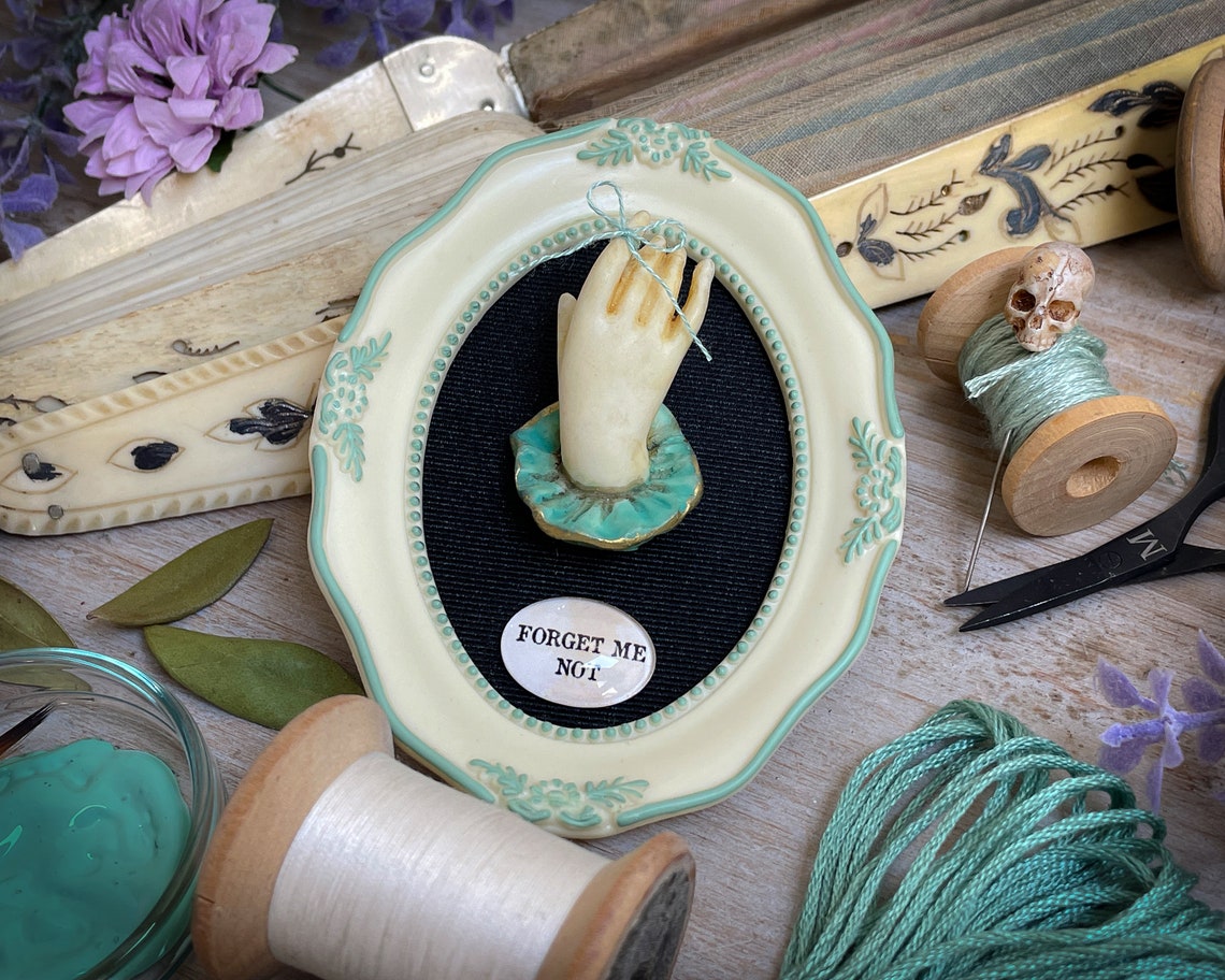 Victorian Hand Decor Small Hand Wall Decor Victorian Hand | Etsy