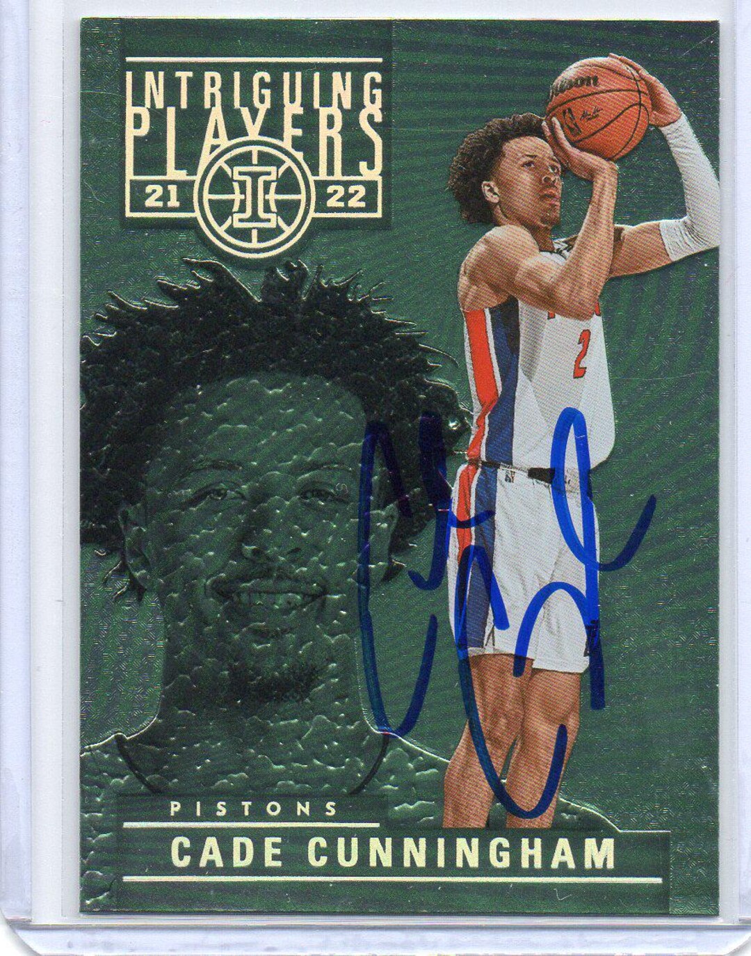 Signed Cade Cunningham Card Detroit Pistons - Etsy