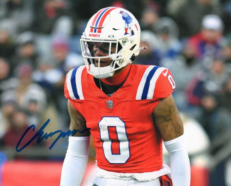 Signed Christian Gonzalez 8 X 10 Photo New England Patriots Nice - Etsy