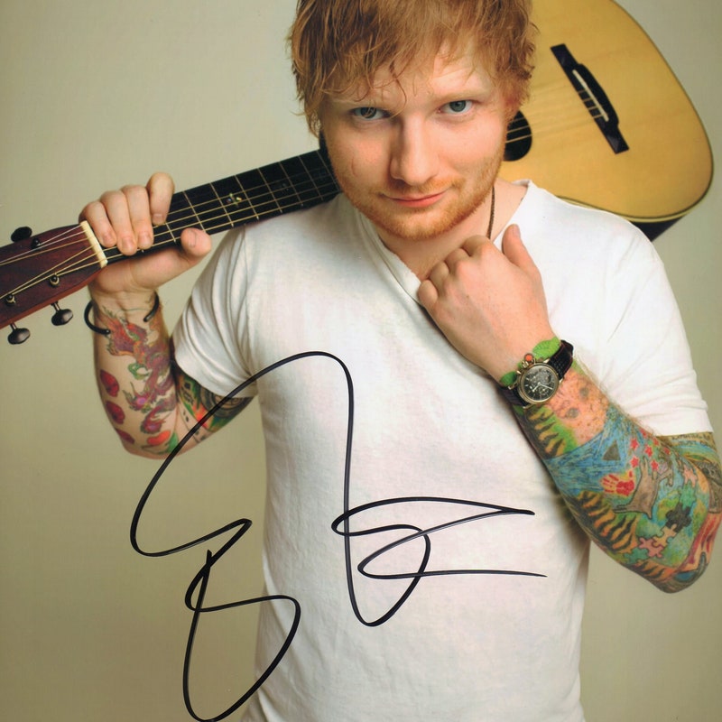 Ed Sheeran Signed - Etsy