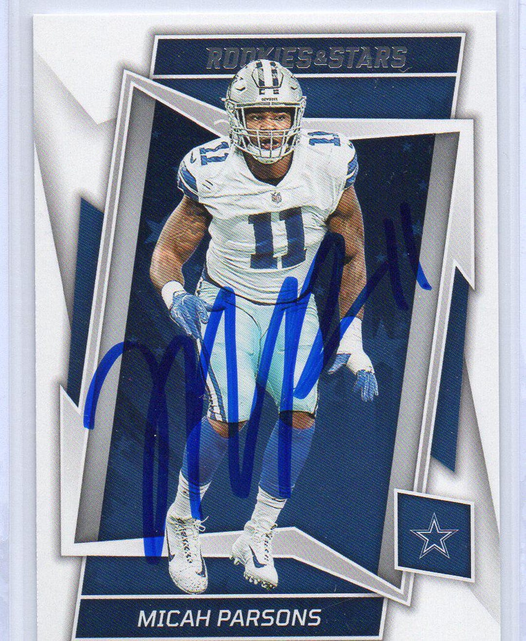 Signed Micah Parsons Card Dallas Cowboys - Etsy