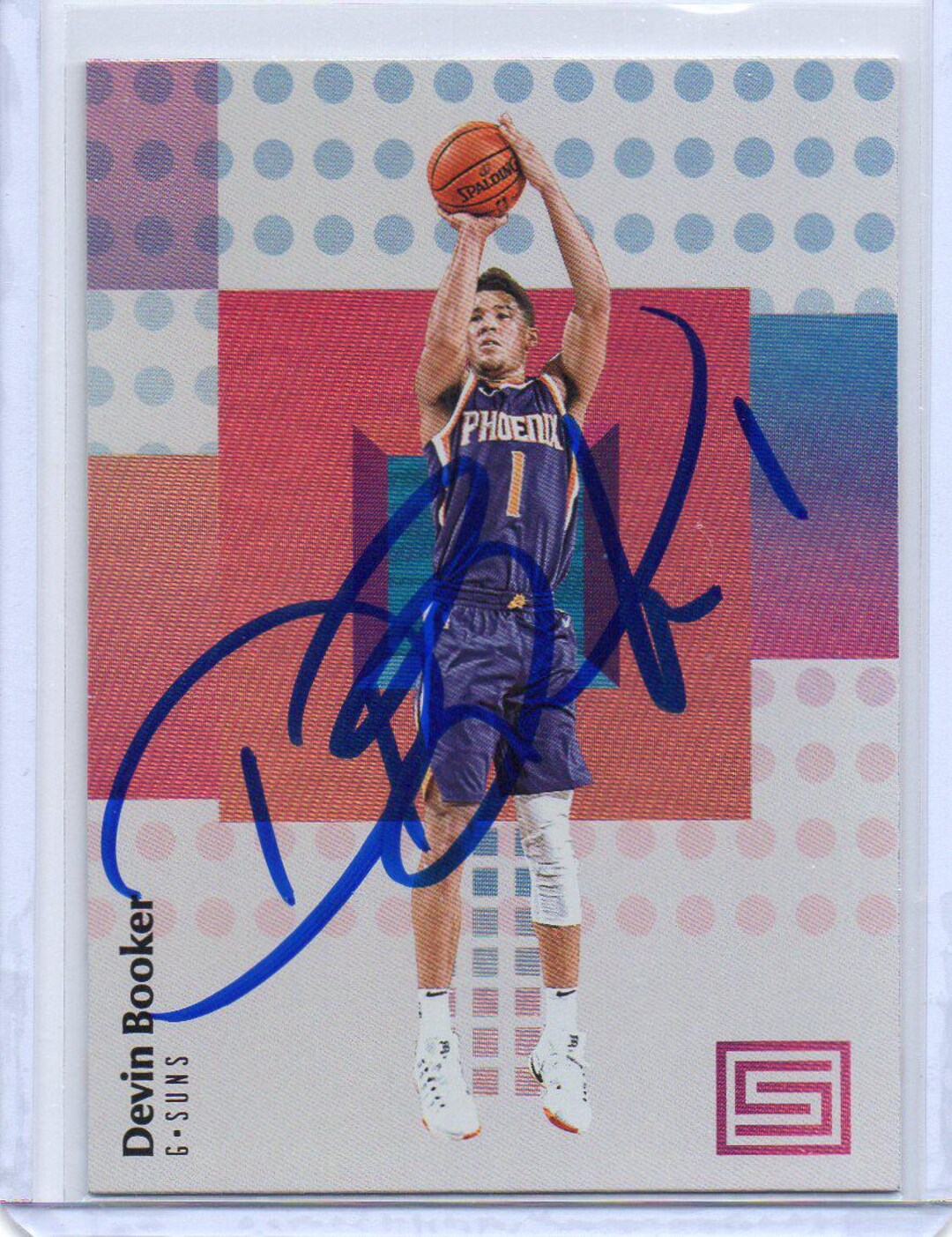 Signed Devin Booker Card Phoenix Suns Nice - Etsy