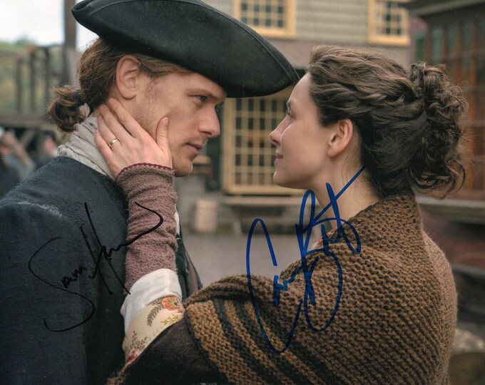 Signed Sam Heughan & Caitriona Balfe 8 X 10 Photo Outlander Nice - Etsy