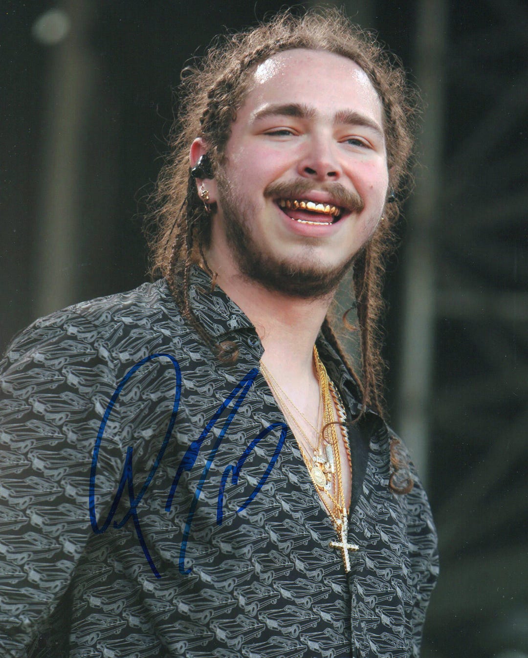 Signed Post Malone 8 X 10 Photo - Etsy