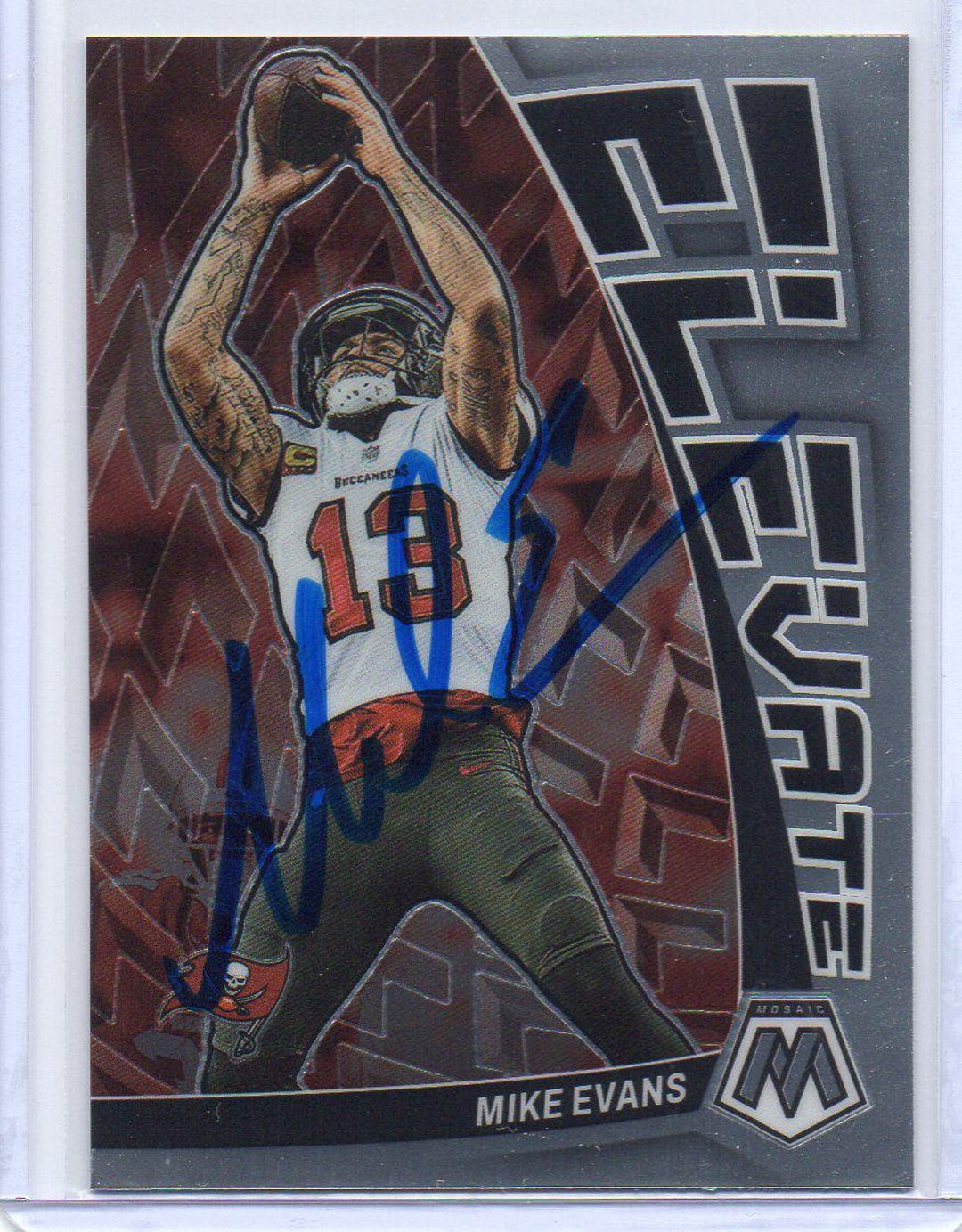 Signed Mike Evans Card Tampa Bay Buccaneers Very Nice - Etsy