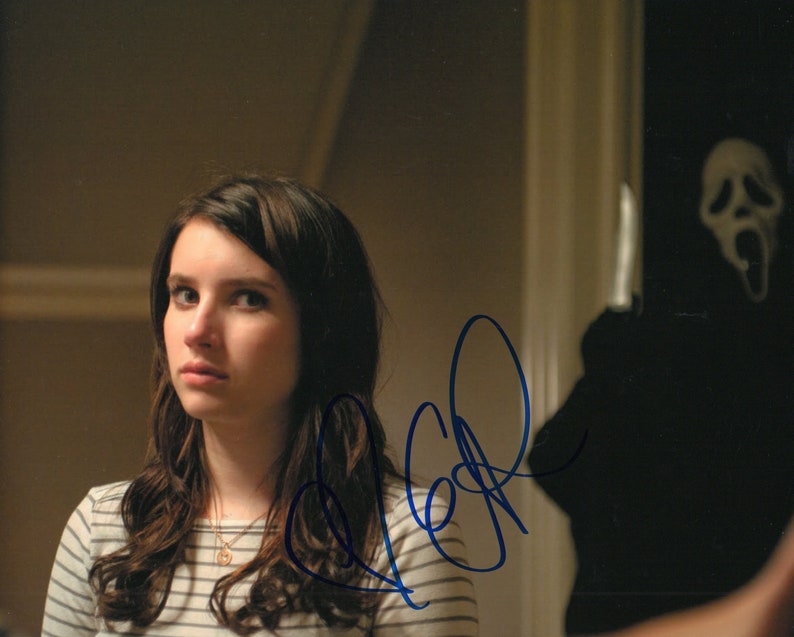 Signed Emma Roberts 8 X 10 Photo Scream - Etsy