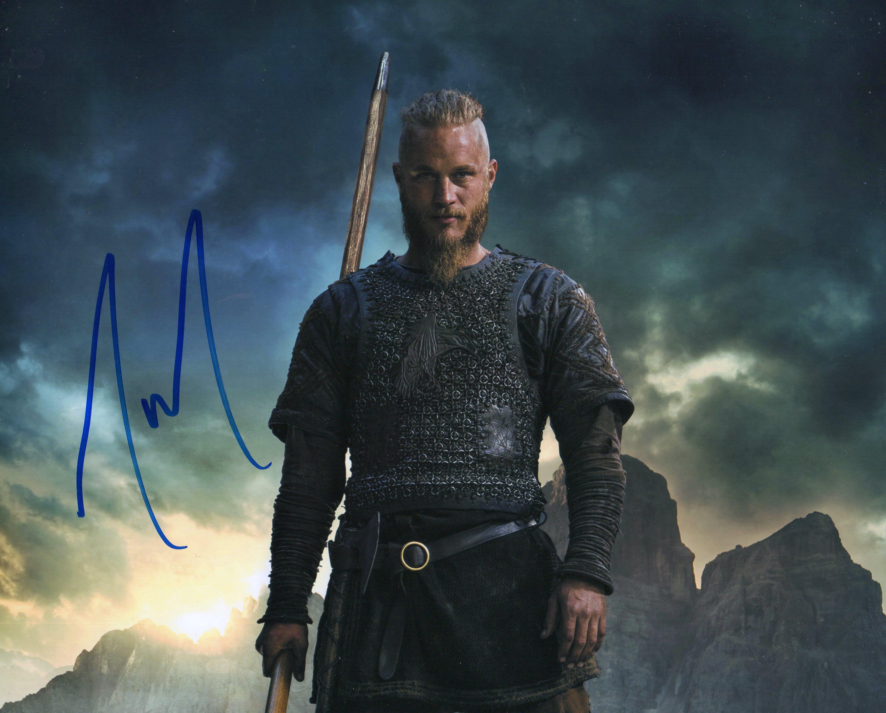 Signed Travis Fimmel 8 X 10 Photo Vikings - Etsy