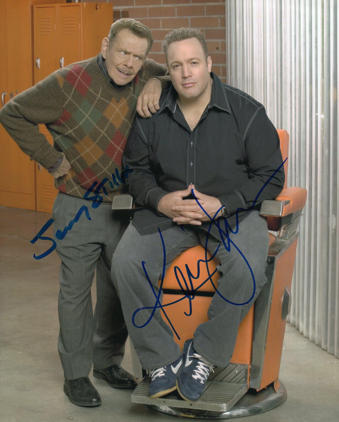 Signed Kevin James & Jerry Stiller 8 X 10 Photo King of Queens - Etsy