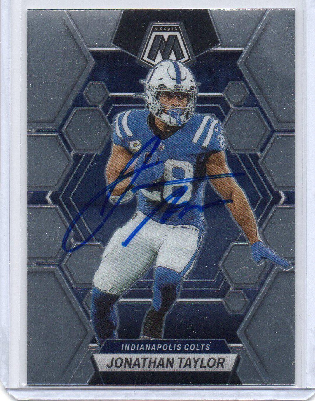 Signed Jonathan Taylor Card Indianapolis Colts Very Nice - Etsy