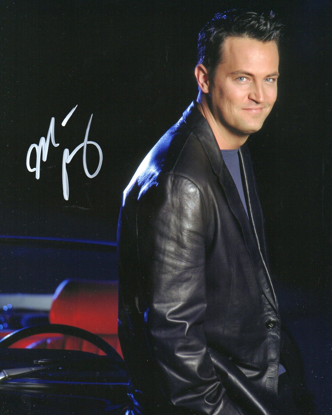 Signed Matthew Perry 8 X 10 Photo Friends Nice - Etsy
