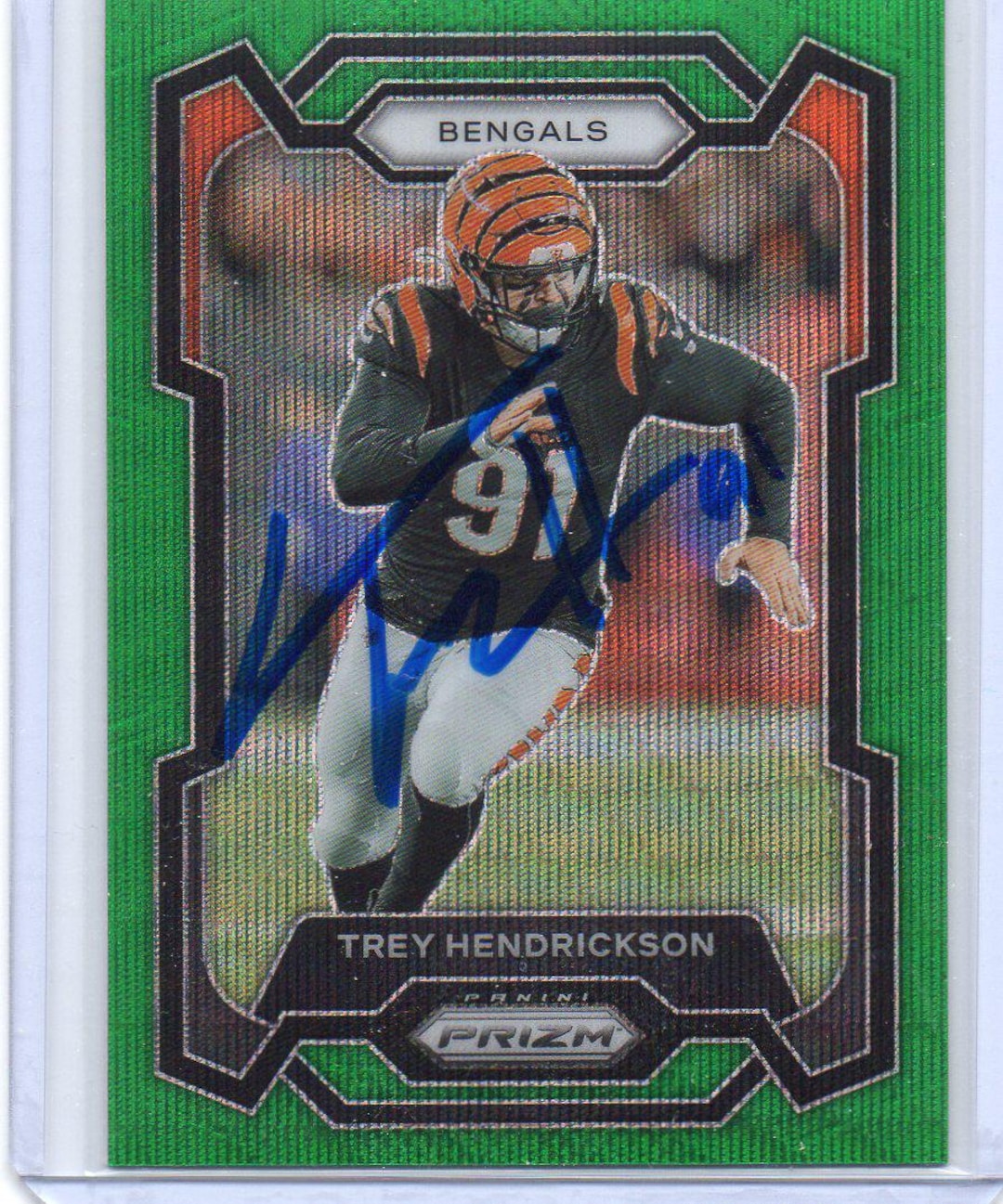 Signed Trey Hendrickson Card Cincinnati Bengals - Etsy