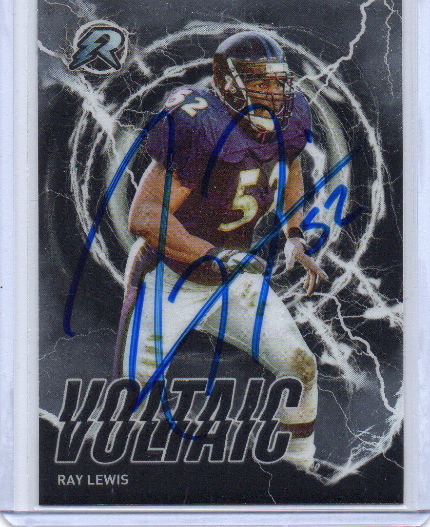 Signed Ray Lewis Card Baltimore Ravens - Etsy