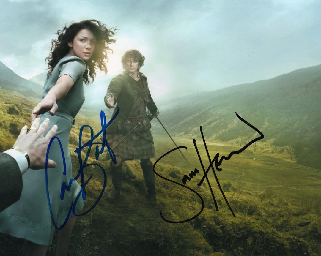 Signed Sam Heughan & Caitriona Balfe 8 X 10 Photo Outlander Nice - Etsy