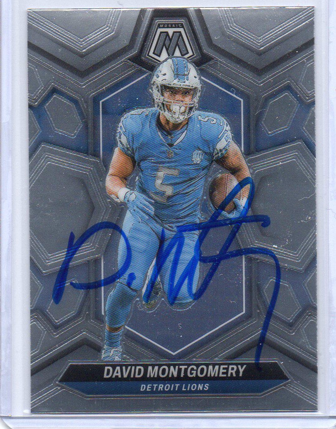 Signed David Montgomery Card Detroit Lions - Etsy
