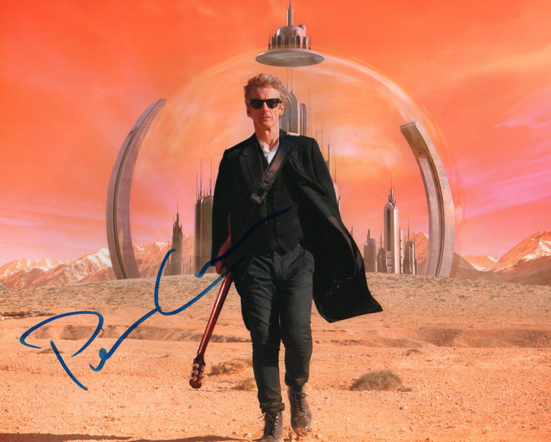Signed Peter Capaldi 8 X 10 Photo Doctor Who Nice - Etsy