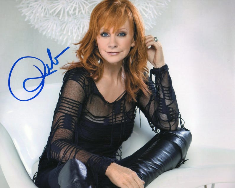 Signed Reba Mcentire 8 X 10 Photo Nice - Etsy