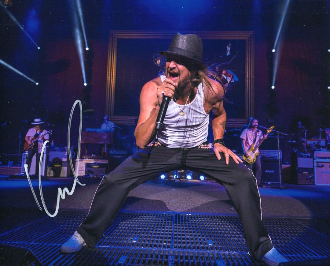 Signed Kid Rock 8 X 10 Photo Really Nice - Etsy