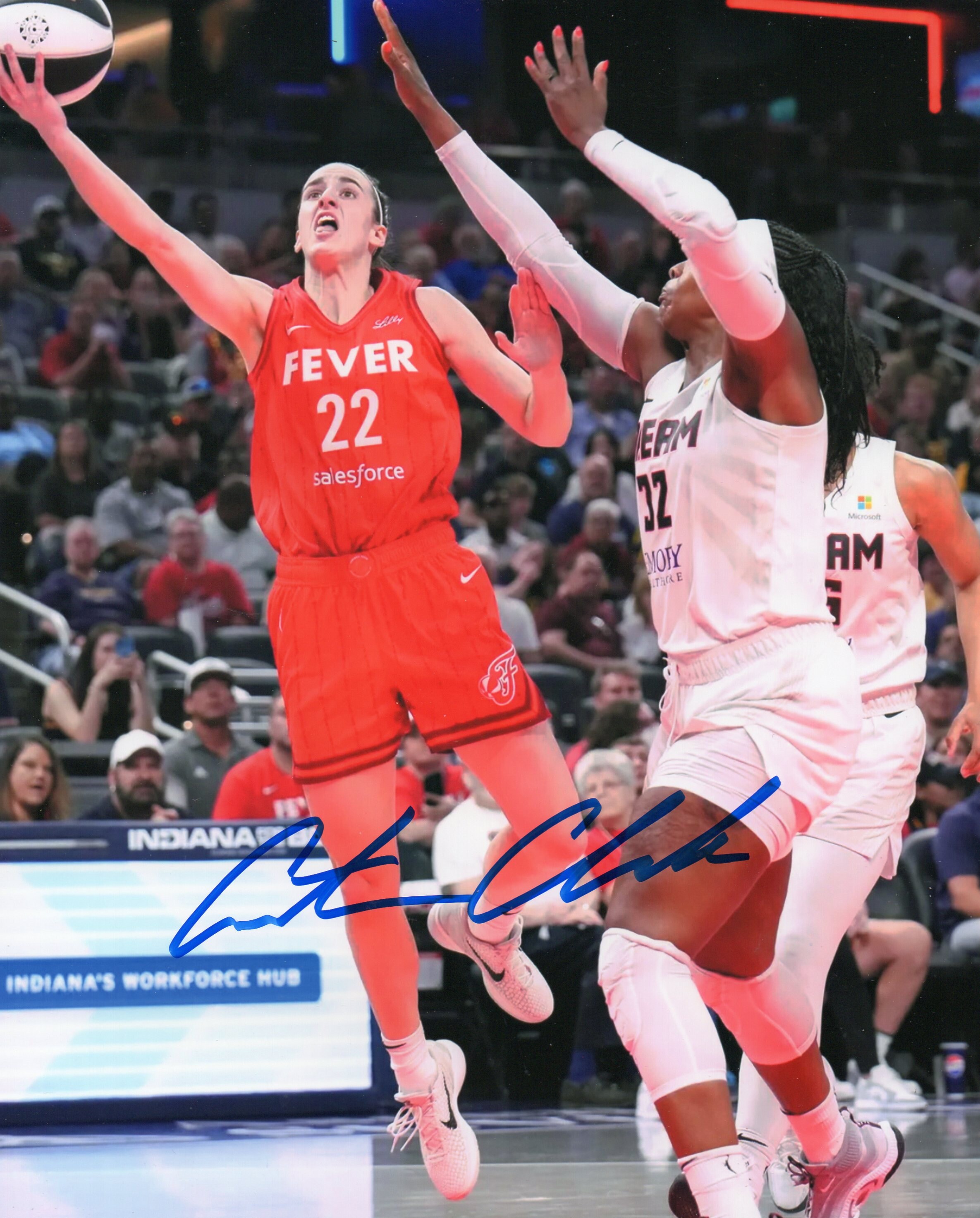 Signed Caitlin Clark 8 X 10 Photo Indiana Fever Nice - Etsy