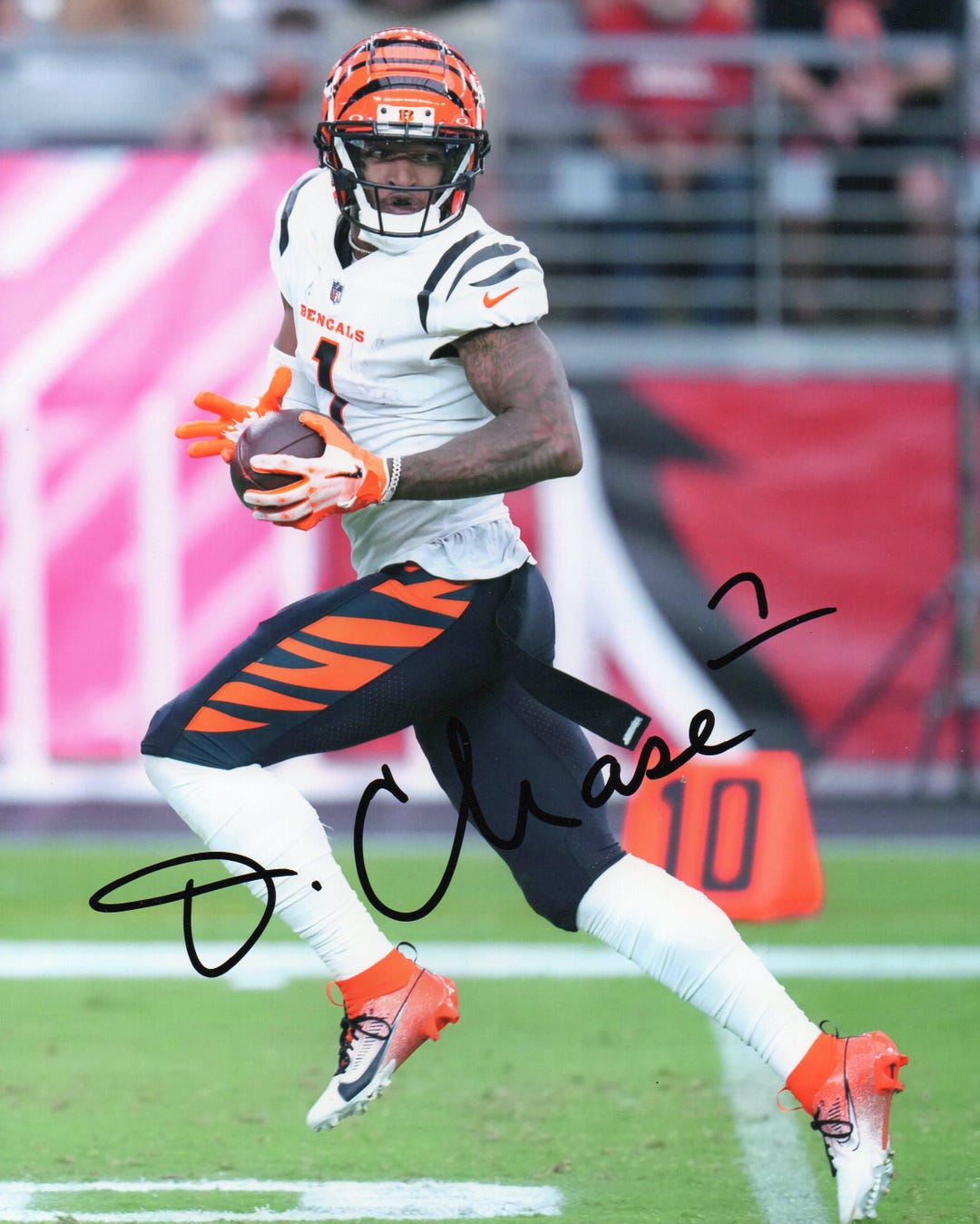 Signed Ja'marr Chase 8 X 10 Photo Cincinnati Bengals Nice - Etsy