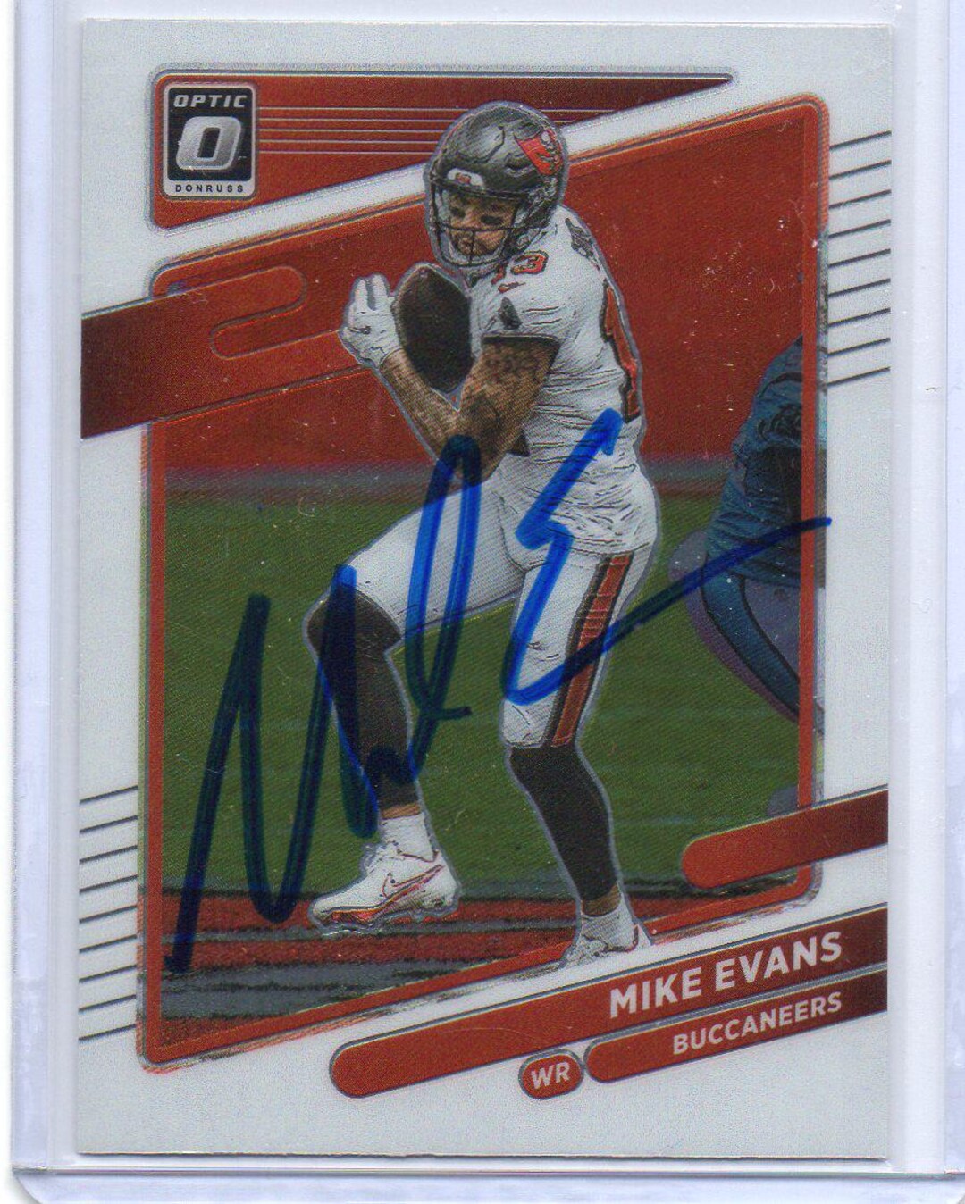 Signed Mike Evans Card Tampa Bay Buccaneers - Etsy