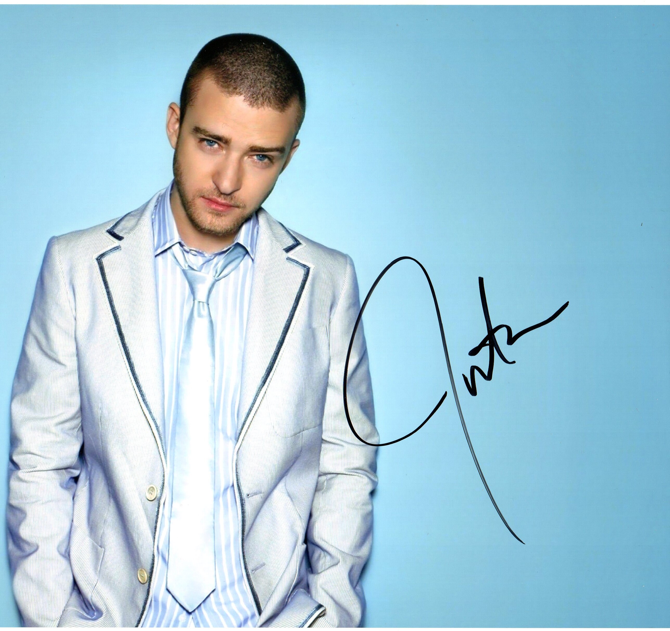 Signed Justin Timberlake 8 X 10 Photo Cute - Etsy