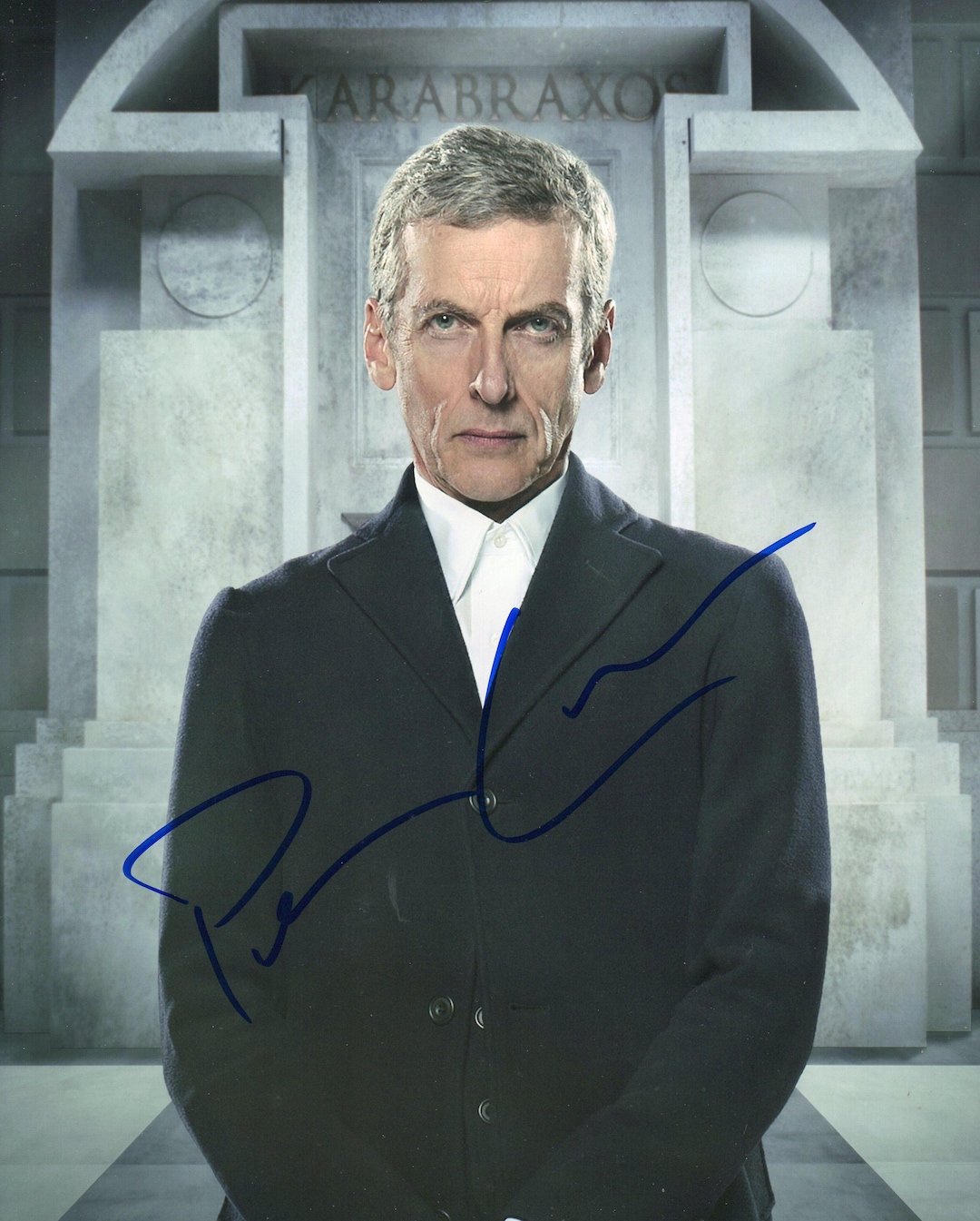 Signed Peter Capaldi 8 X 10 Photo Doctor Who - Etsy