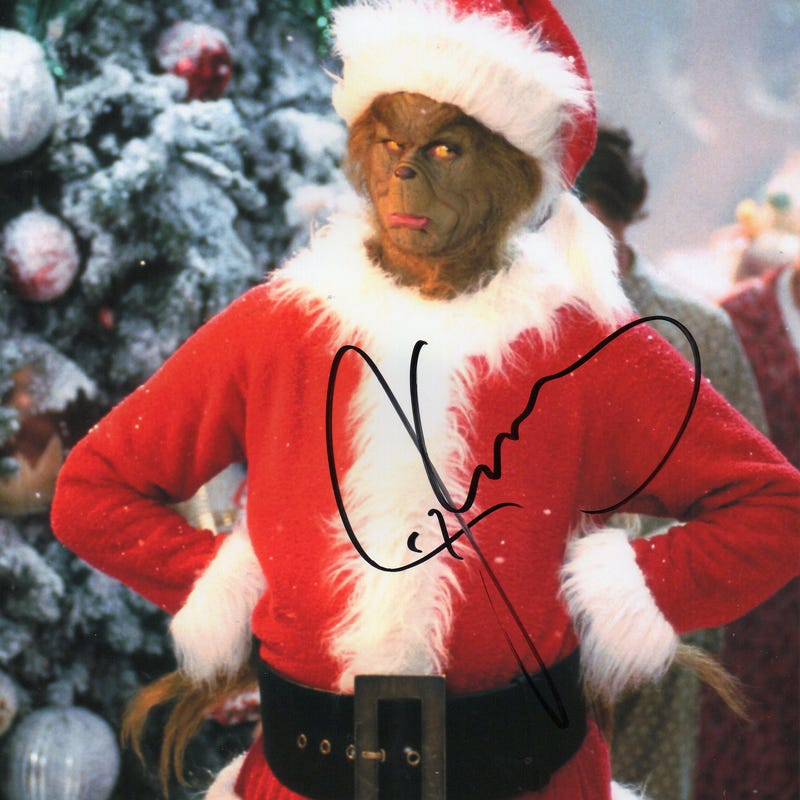 Jim Carrey Signed Autograph - Etsy