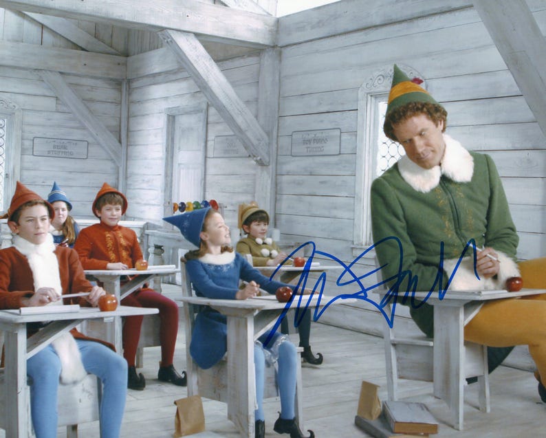 Signed Will Ferrell 8 X 10 Photo Elf Very Nice - Etsy