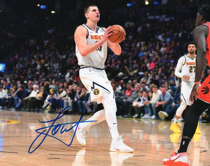 Signed Nikola Jokic 8 X 10 Photo Denver Nuggets - Etsy