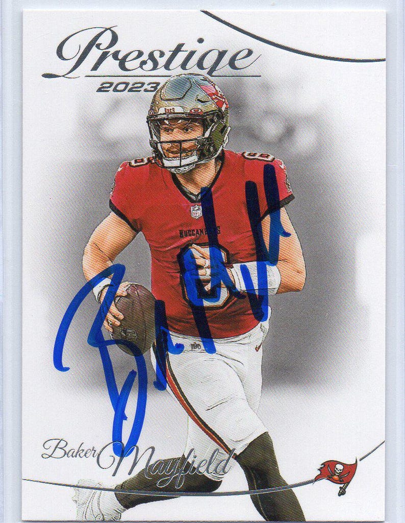 Signed Baker Mayfield Card Tampa Bay Buccaneers - Etsy