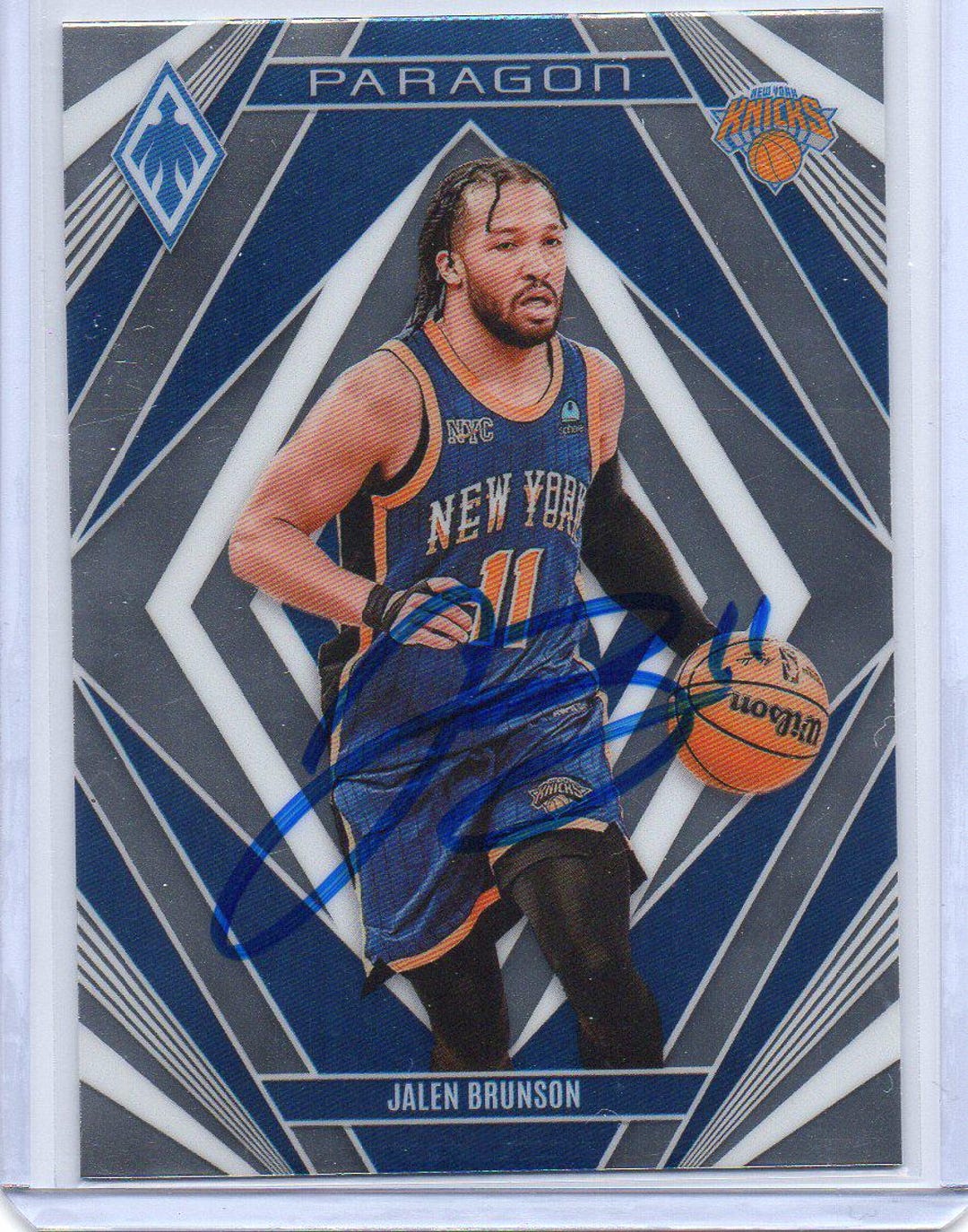 Signed Jalen Brunson Card New York Knicks - Etsy