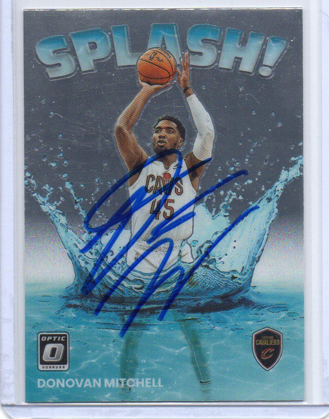 Signed Donovan Mitchell Card Cleveland Cavaliers Nice - Etsy