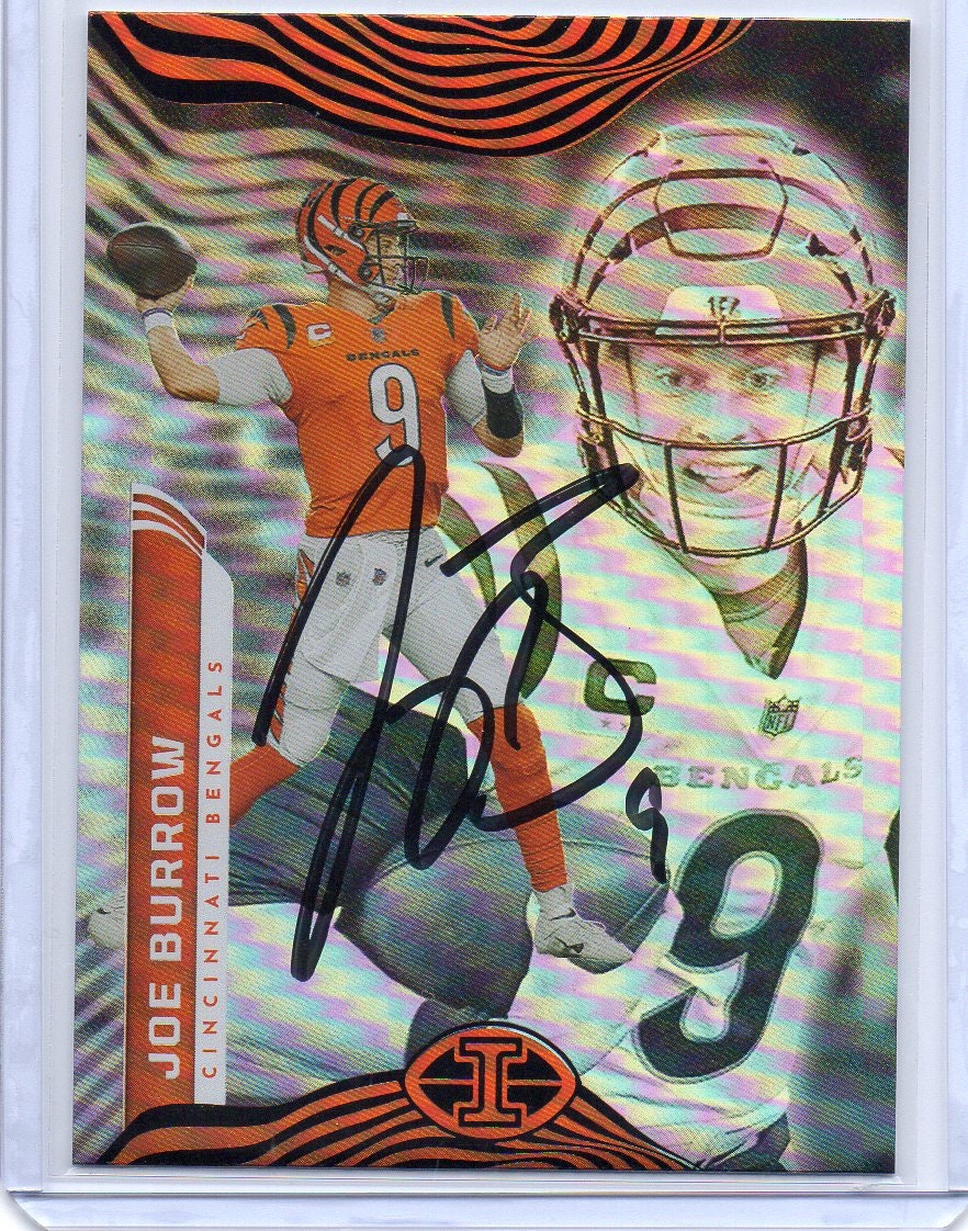 Signed Joe Burrow Card Bengals Nice - Etsy